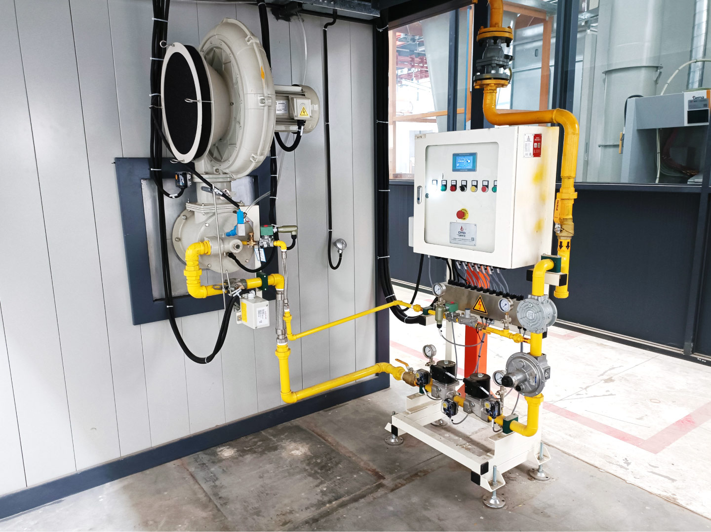 Lance type burner High precision temperature control burner-Airotation